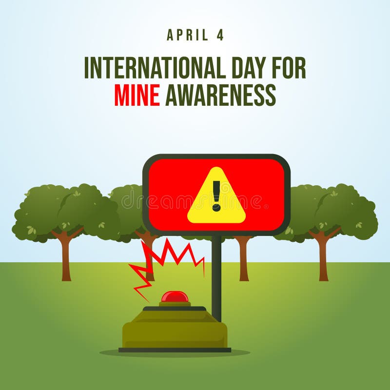 Vector Graphic of International Day for Mine Awareness Ideal for ...
