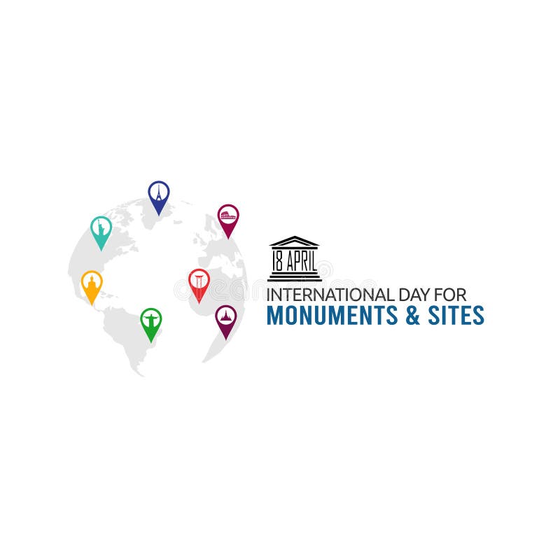 Vector Graphic of International Day for Monuments and Sites Good for ...