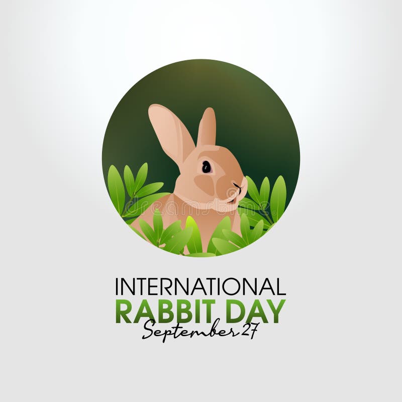 Vector Graphic of International Rabbit Day Good for International ...