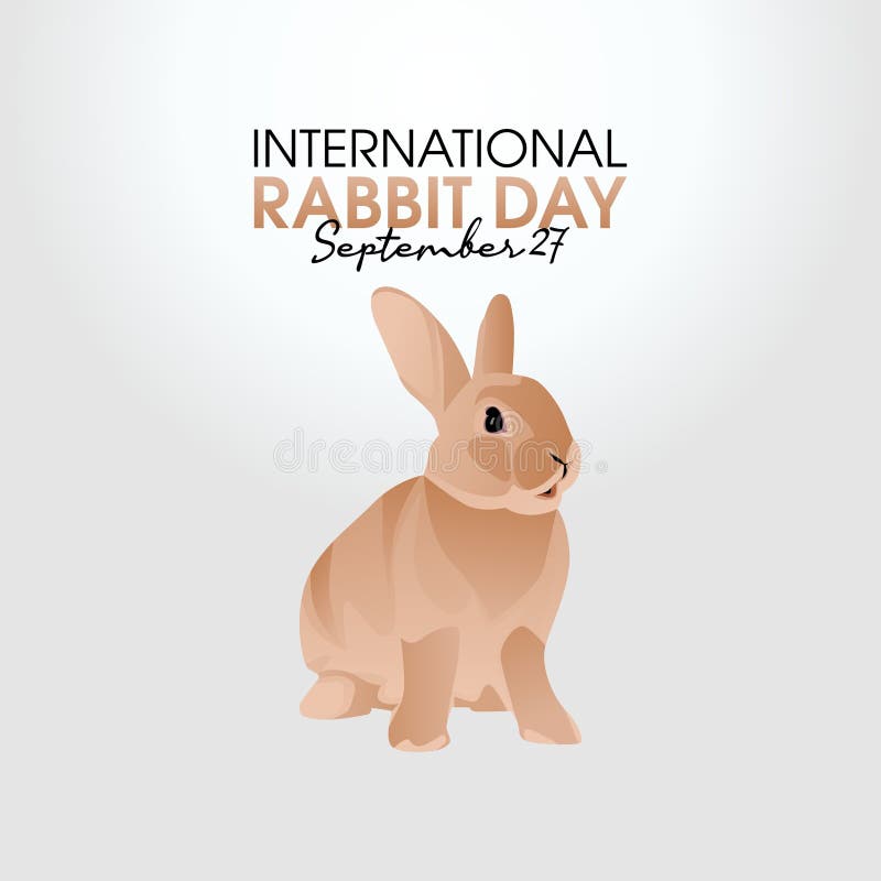 Vector Graphic of International Rabbit Day Good for International ...