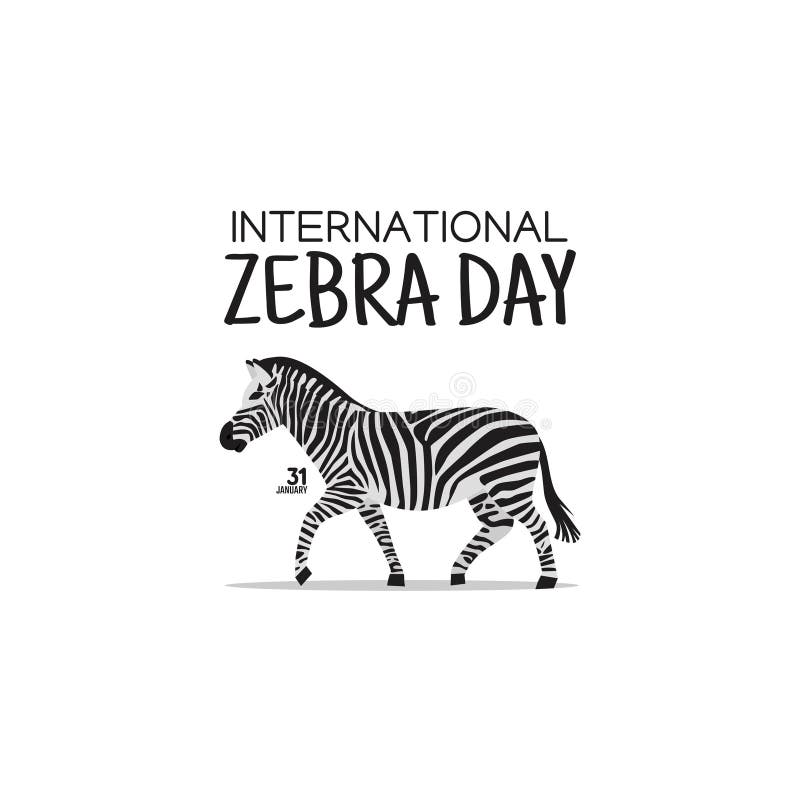 Vector Graphic of International Zebra Day Stock Vector - Illustration ...
