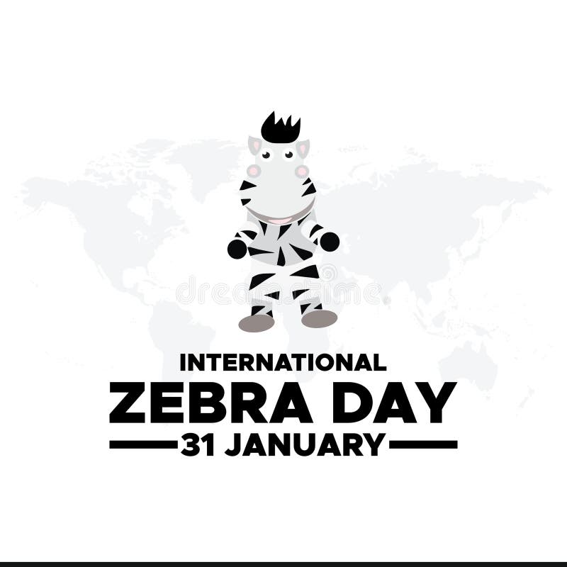 Vector Graphic of International Zebra Day Good for International Zebra ...
