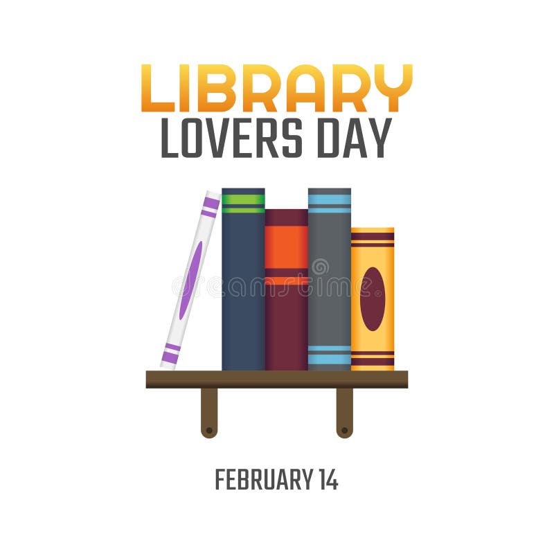 Vector Graphic of Library Lovers Day Stock Vector - Illustration of ...
