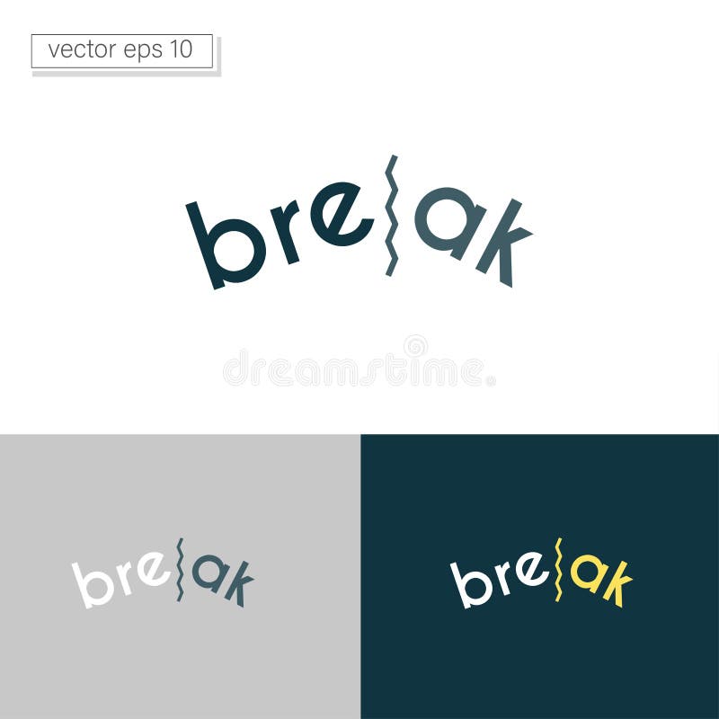 Breaks Logo Stock Illustrations – 291 Breaks Logo Stock Illustrations ...