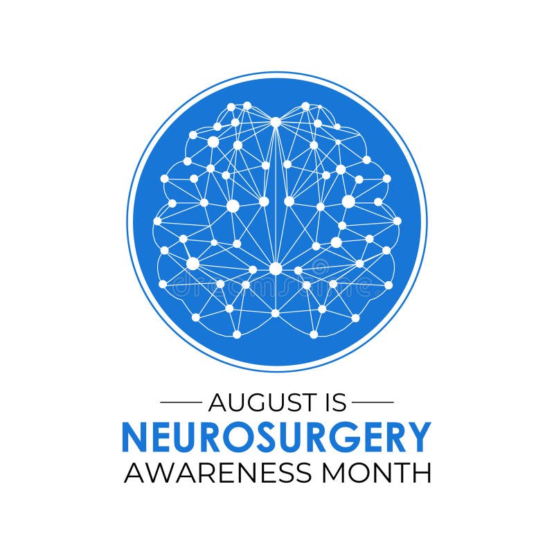 Vector Graphic of Low Poly Neurosurgery Awareness Month this August ...