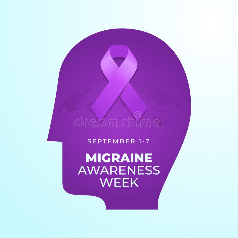 Vector Graphic of Migraine Awareness Week Good for Migraine Awareness ...