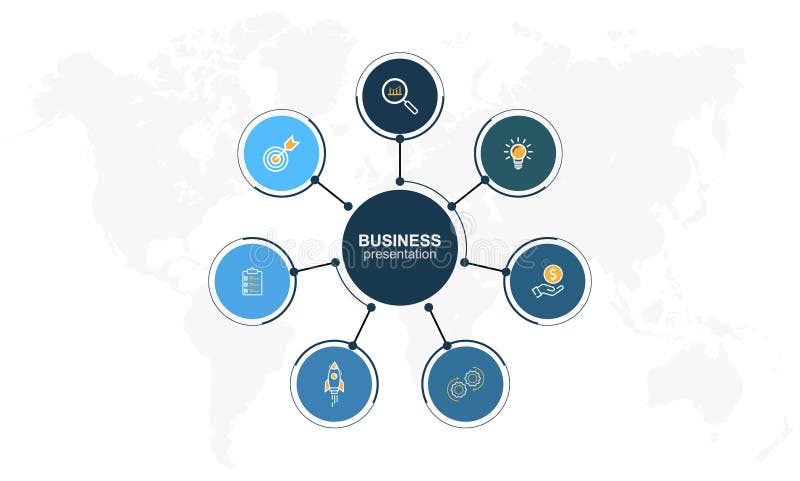 A Vector Graphic Modern Presentation-infographic Design. Stock Vector ...