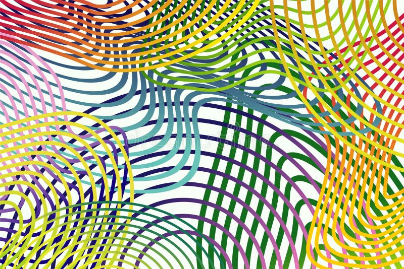 Vector Graphic of Multicolor Line Abstract Background. Texture with ...