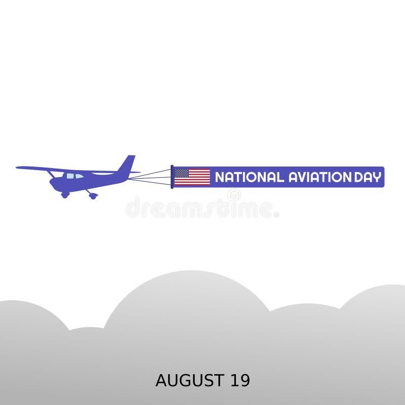 Vector Graphic of National Aviation Day Good for Aviation Day ...
