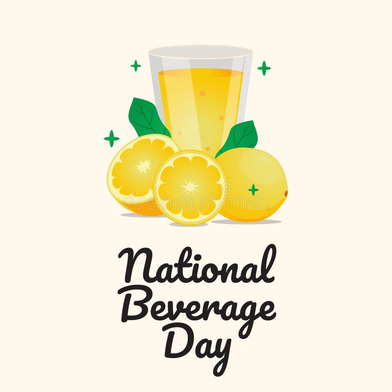 National Beverage Day Banner Design Stock Vector - Illustration of ...