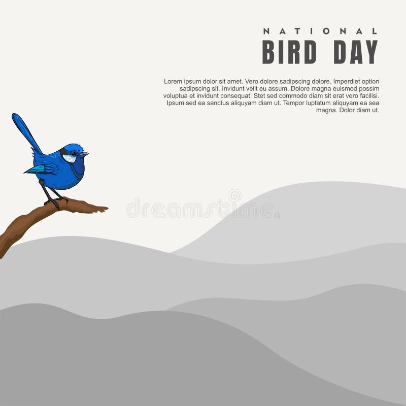 Vector Graphic of National Bird Day Good for National Bird Day ...