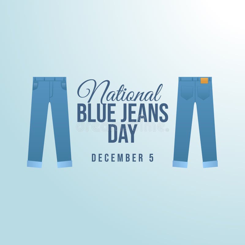 Vector Graphic of National Blue Jeans Day Ideal for National Blue Jeans ...