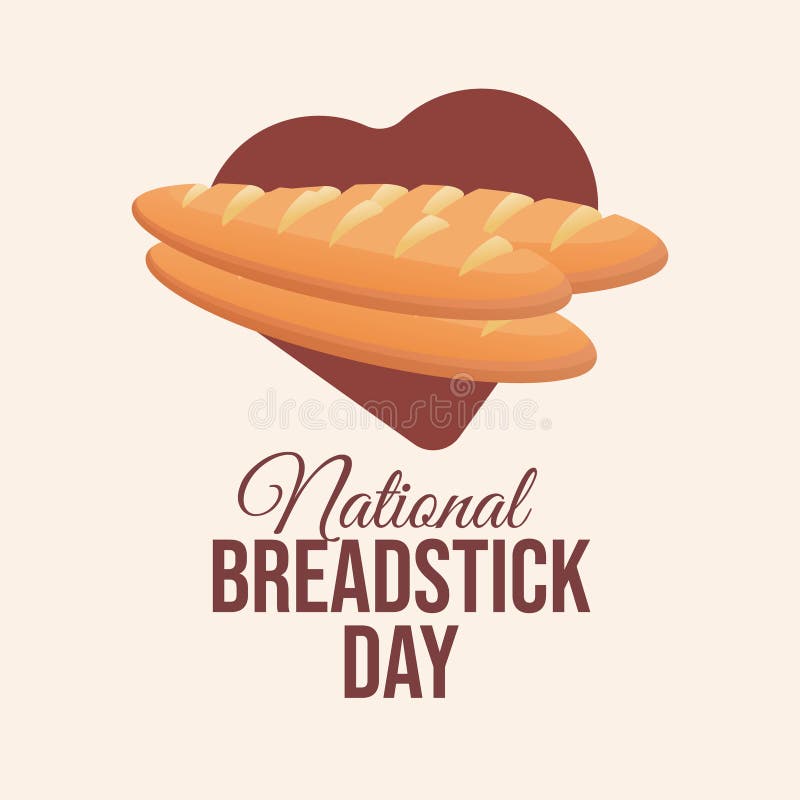 Vector Graphic of National Breadstick Day Ideal for National Breadstick ...