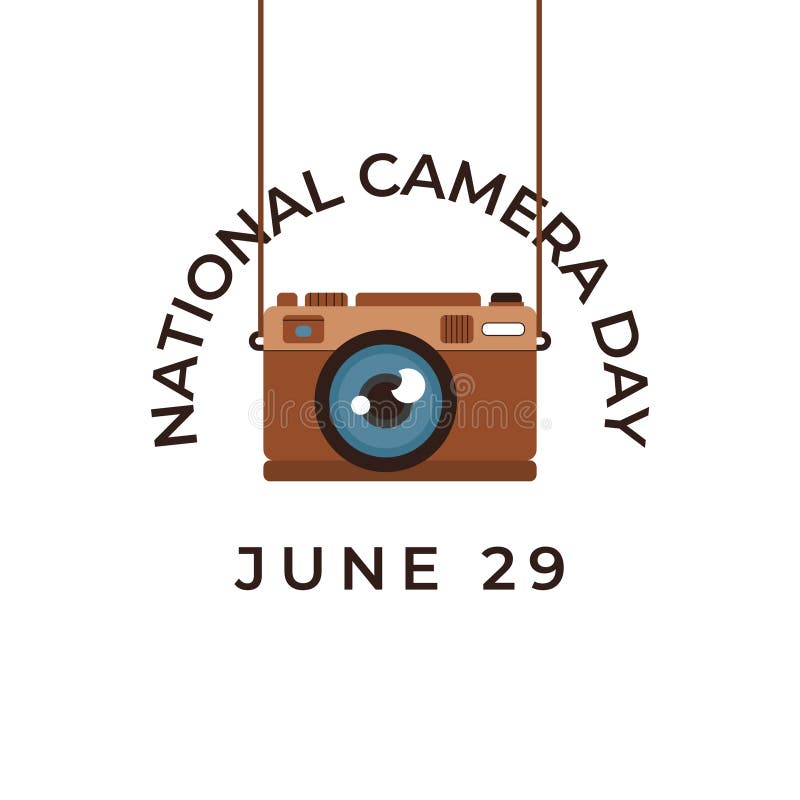 Vector Graphic of National Camera Day Good for National Camera Day ...