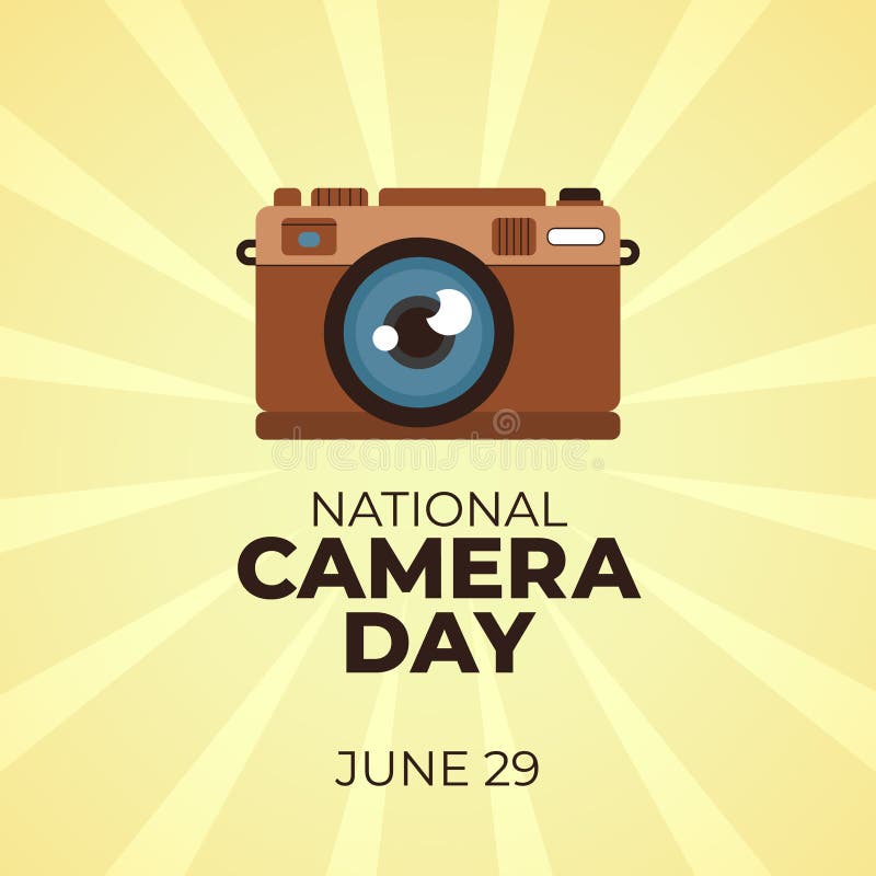 Vector Graphic of National Camera Day Good for National Camera Day ...