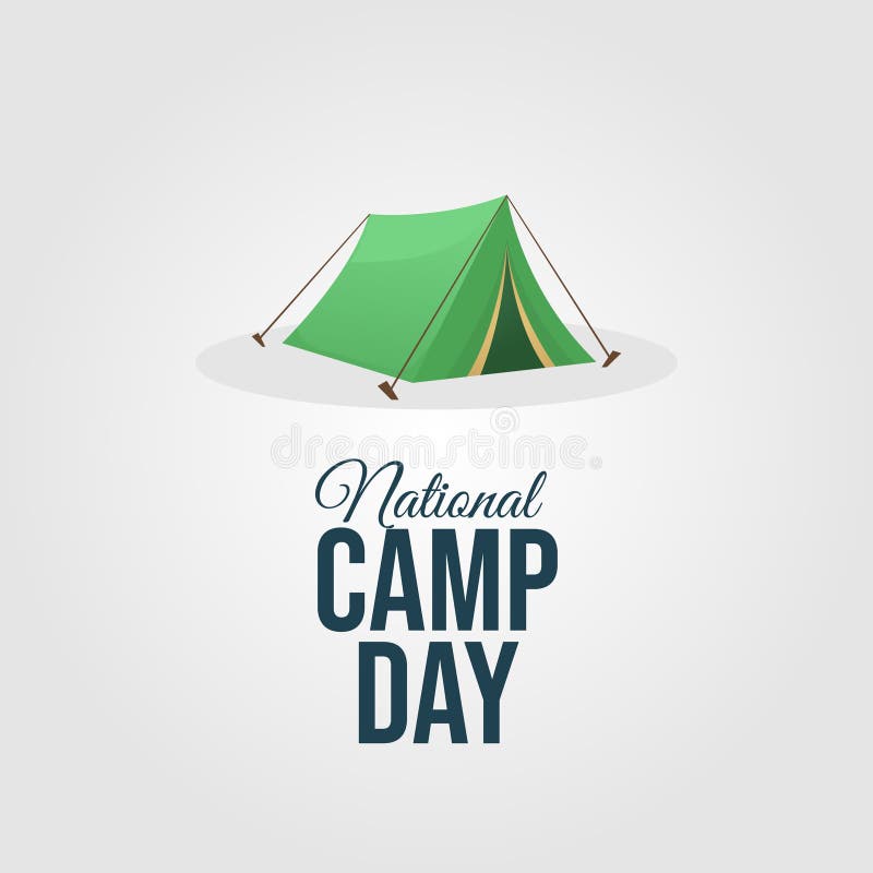 Vector Graphic of National Camp Day Ideal for National Camp Day ...