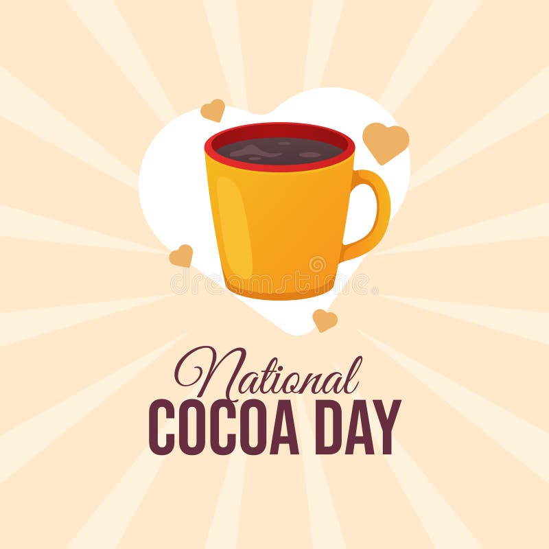Vector Graphic of National Cocoa Day Ideal for National Cocoa Day ...