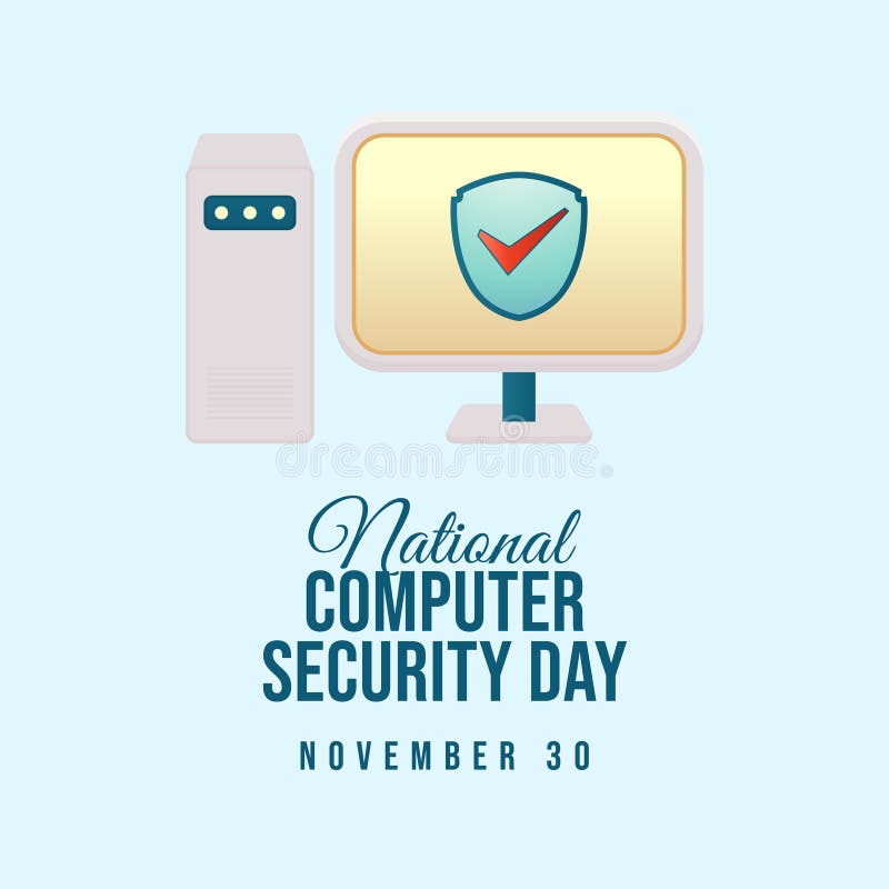 Vector Graphic of National Computer Security Day Ideal for National ...