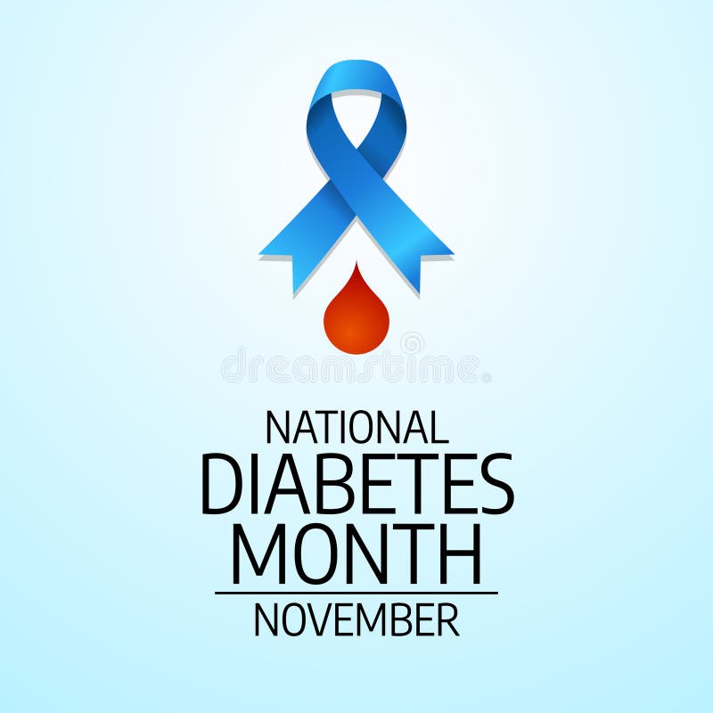 Vector Graphic of National Diabetes Month Ideal for National Diabetes ...
