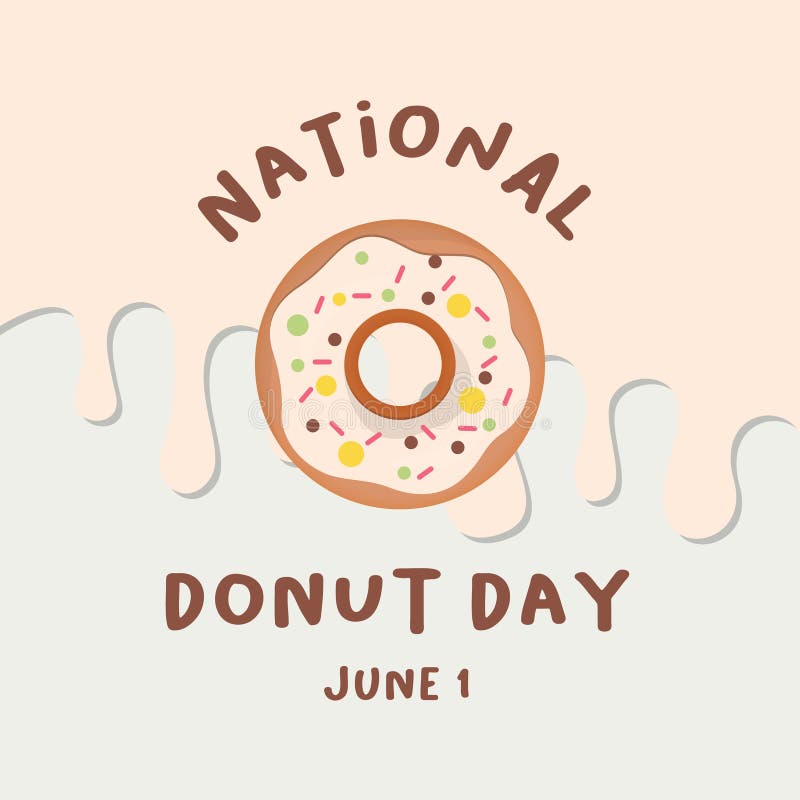 Vector Graphic of National Donut Day Good for National Donut Day ...