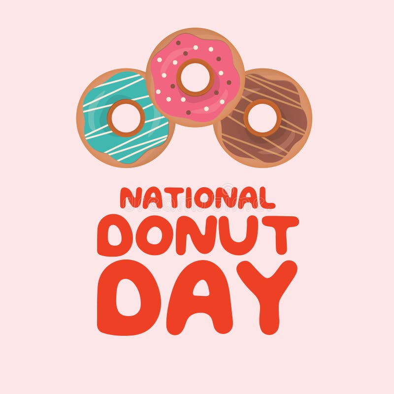 Vector Graphic of National Donut Day Ideal for National Donut Day ...