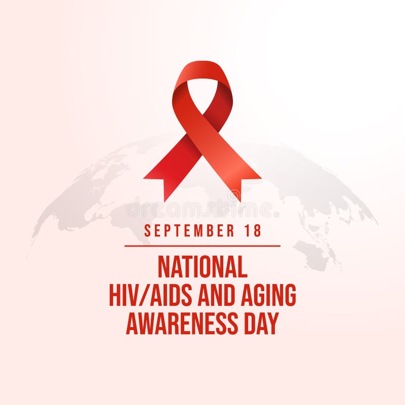 Vector Graphic of National HIV AIDS and Aging Awareness Day Ideal for ...