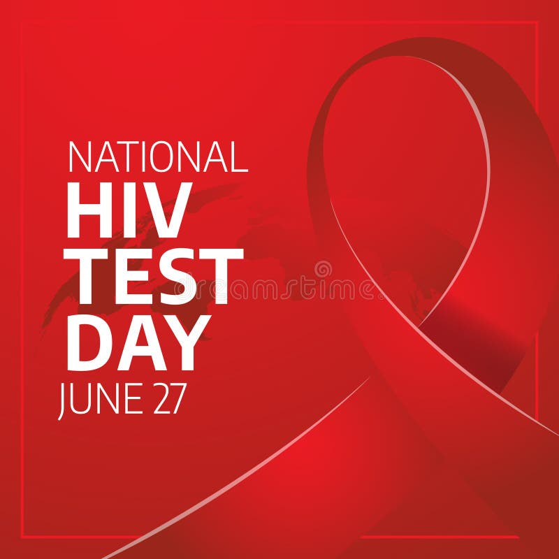 Vector Graphic of National HIV Testing Day Good for National HIV ...