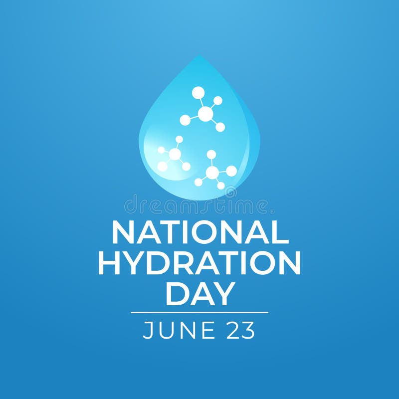 Vector Graphic of National Hydration Day Ideal for National Hydration ...