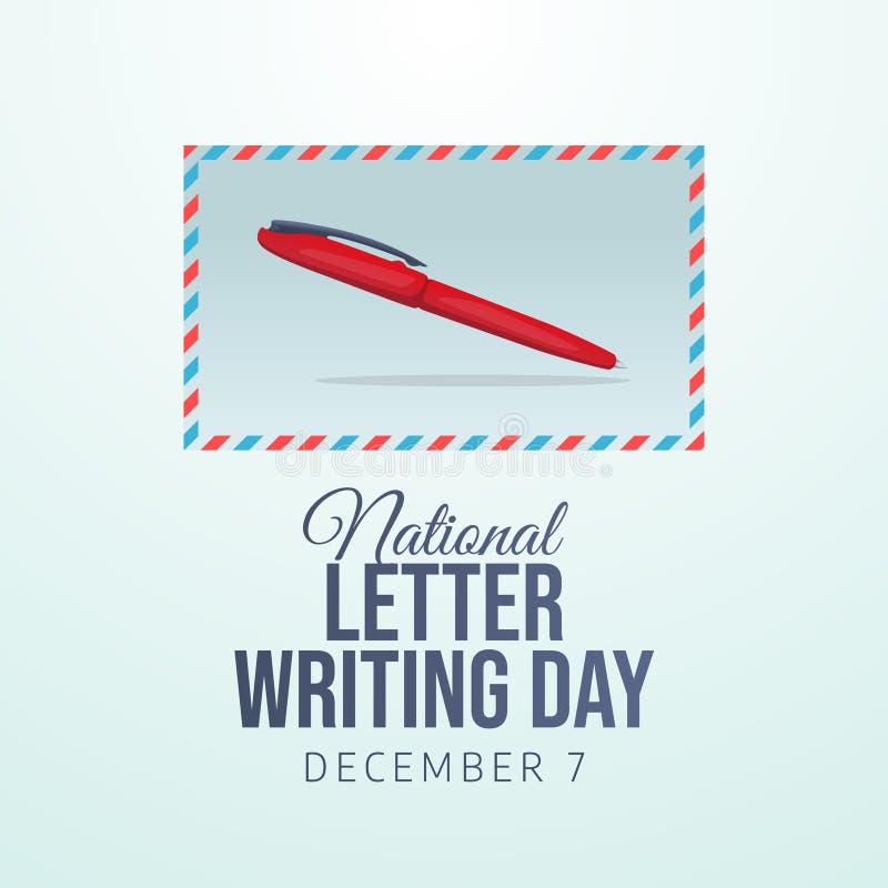 Vector Graphic of National Letter Writing Day Ideal for National Letter ...