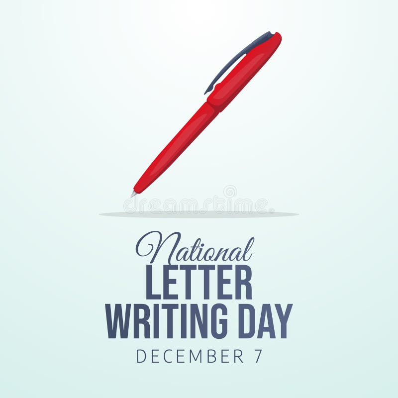 Vector Graphic of National Letter Writing Day Ideal for National Letter ...