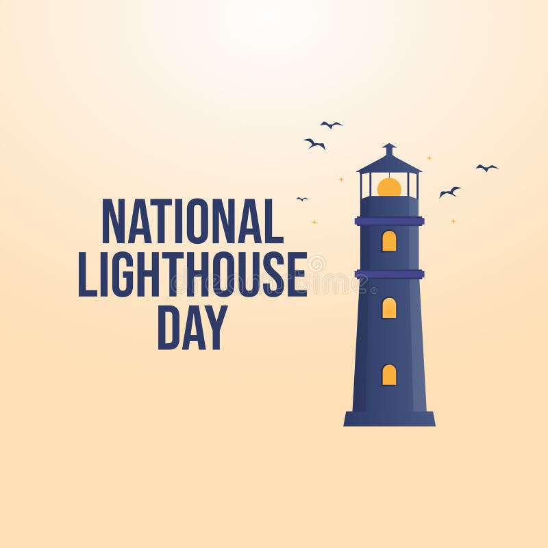 Vector Graphic of National Lighthouse Day Ideal for National Lighthouse ...