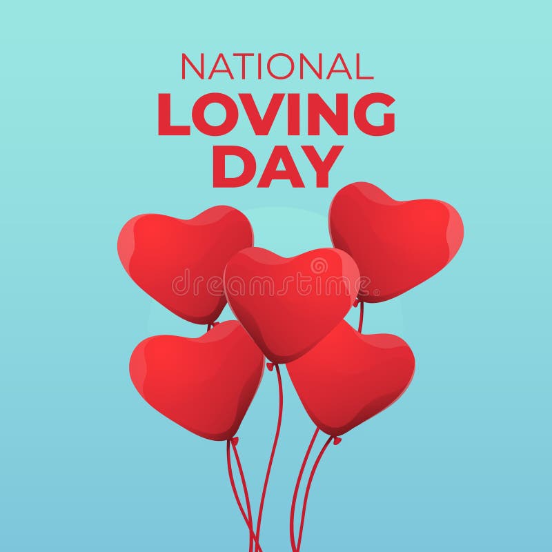 Vector Graphic of National Loving Day Good for National Loving Day ...