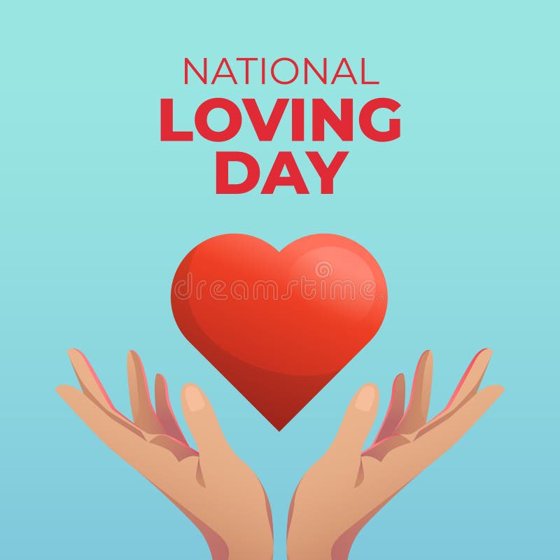 Vector Graphic of National Loving Day Ideal for National Loving Day ...