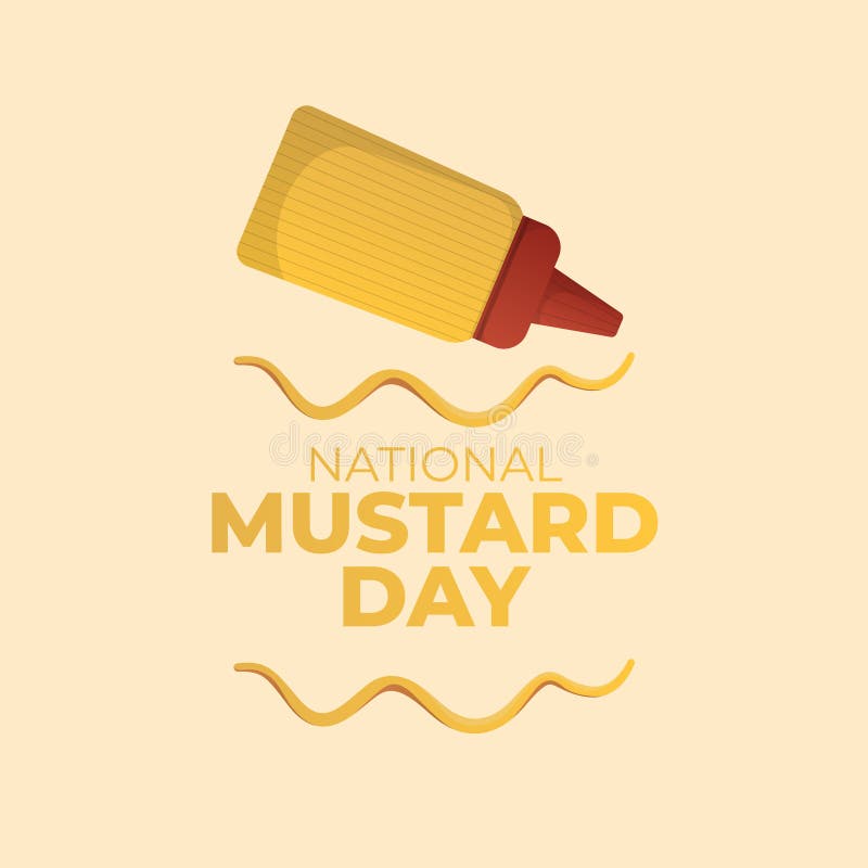 Vector Graphic of National Mustard Day Good for National Mustard Day ...