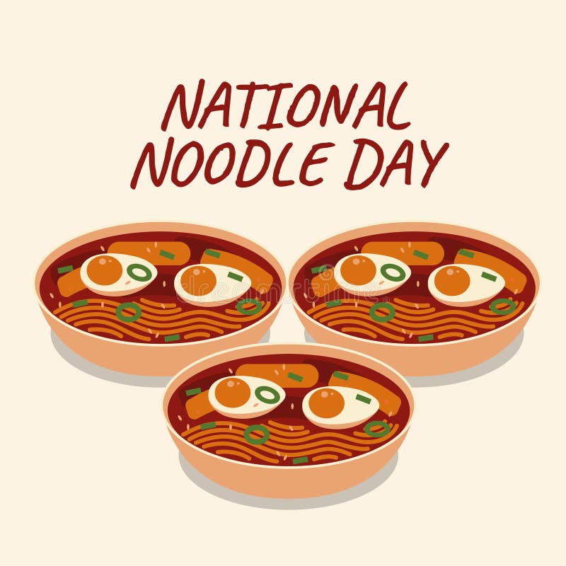 Vector Graphic of National Noodle Day Good for National Noodle Day ...
