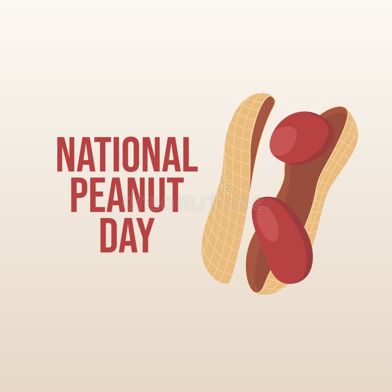 Vector Graphic of National Peanut Day Ideal for National Peanut Day ...