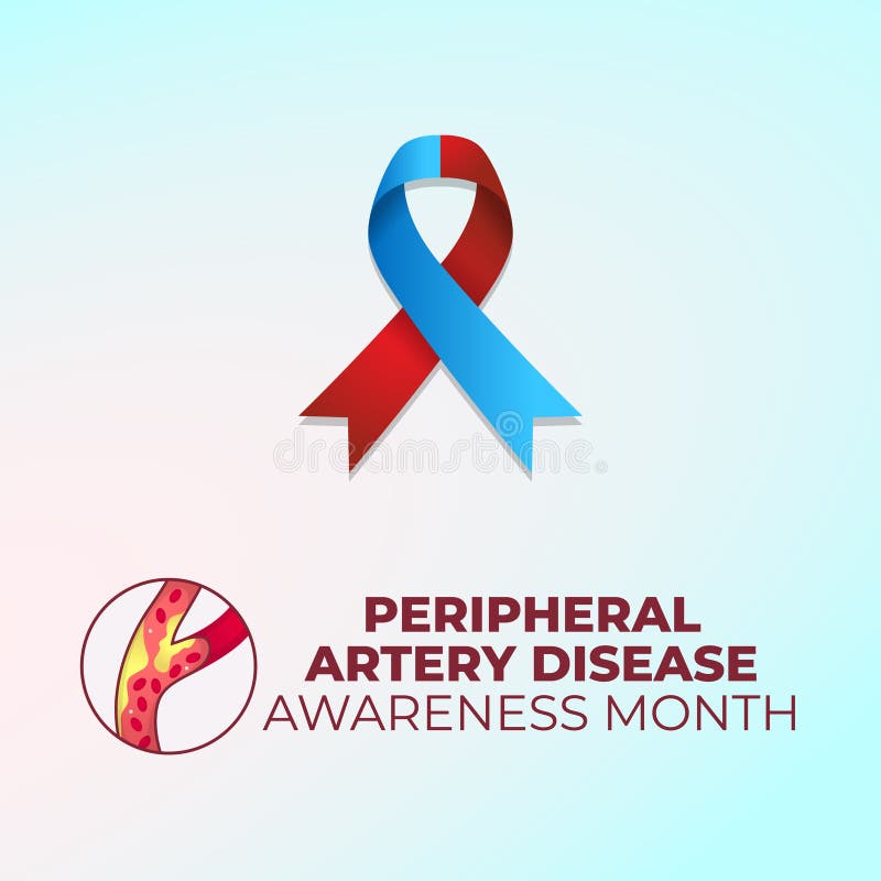 Vector Graphic of National Peripheral Artery Disease Awareness Month ...