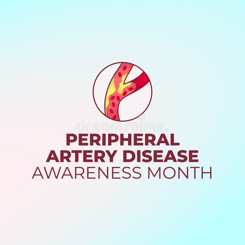 Vector Graphic of National Peripheral Artery Disease Awareness Month ...