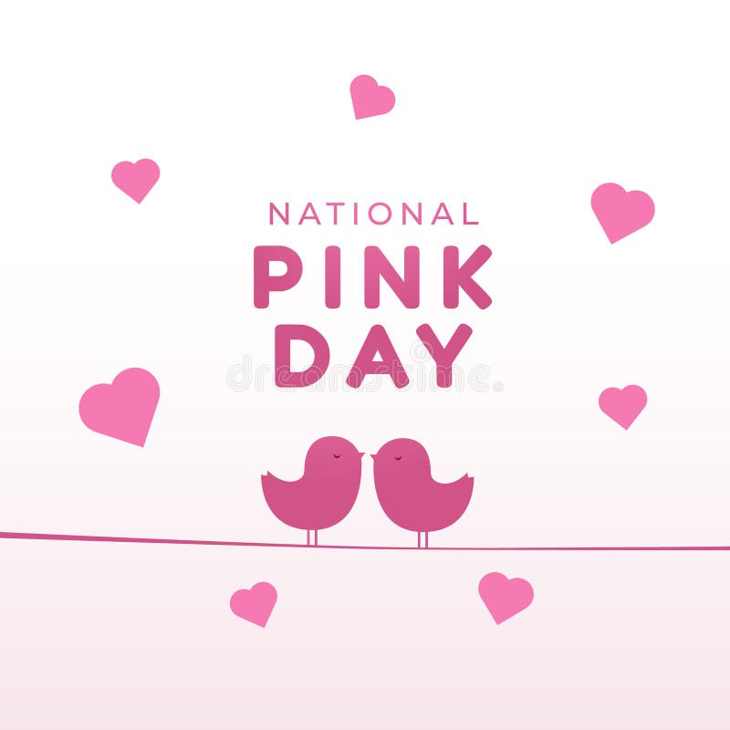 Vector Graphic of National Pink Day Ideal for National Pink Day ...