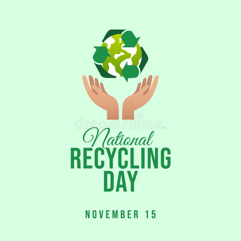 Vector Graphic of National Recycling Day Ideal for National Recycling ...