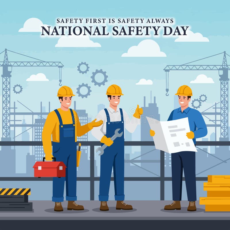 Vector Graphic of National Safety Day Good for National Safety Day ...