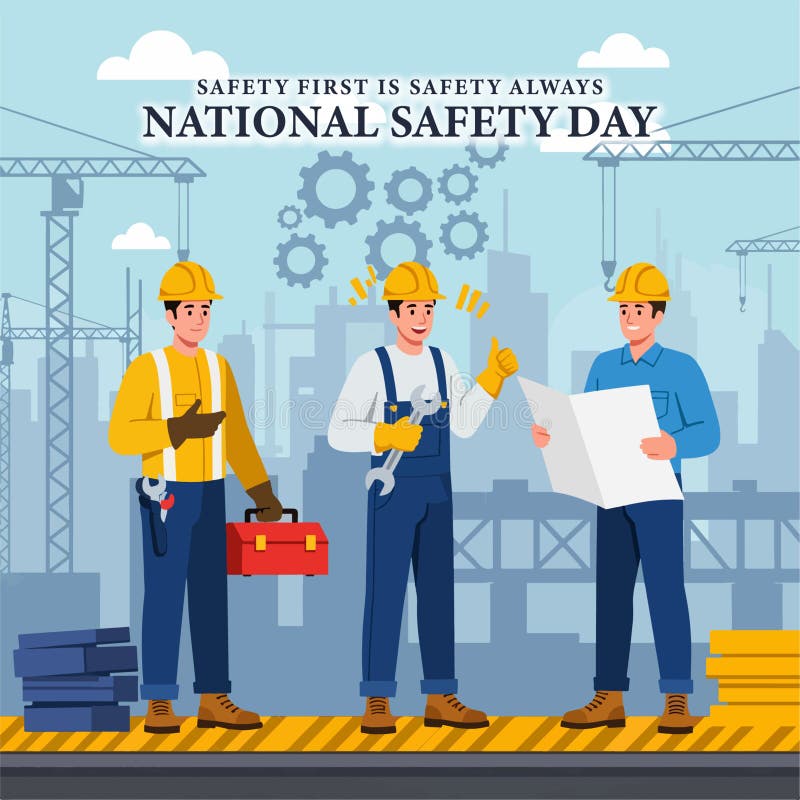 Vector Graphic of National Safety Day Good for National Safety Day ...
