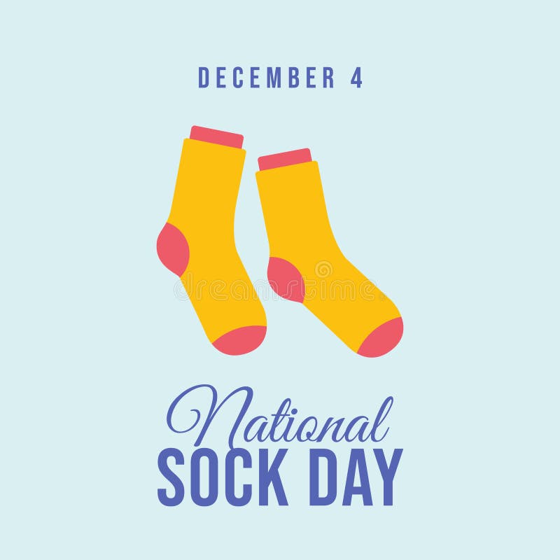 Vector Graphic of National Sock Day Ideal for National Sock Day ...