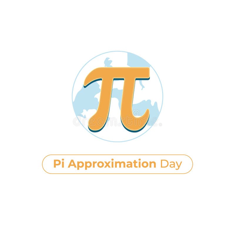 Vector Graphic of Pi Approximation Day Ideal for Pi Approximation Day ...