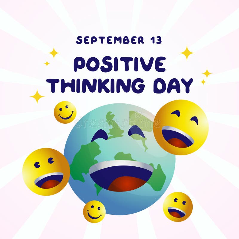 Vector Graphic of Positive Thinking Day Good for Positive Thinking Day ...