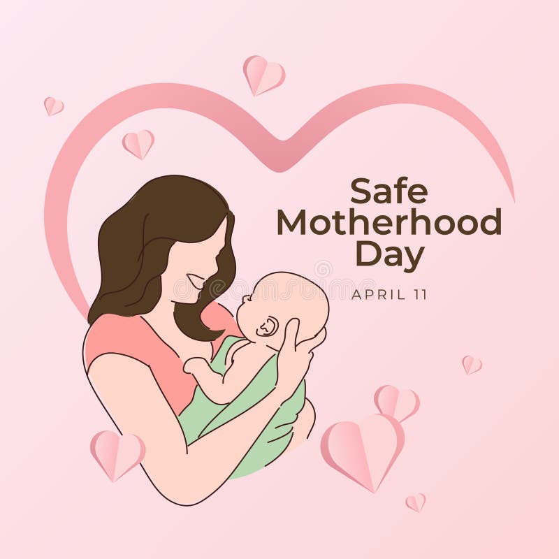 Vector Graphic of Safe Motherhood Day Ideal for Safe Motherhood Day ...