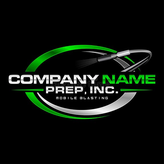 Vector Graphic of Sand Blasting Logo Design Stock Vector - Illustration ...