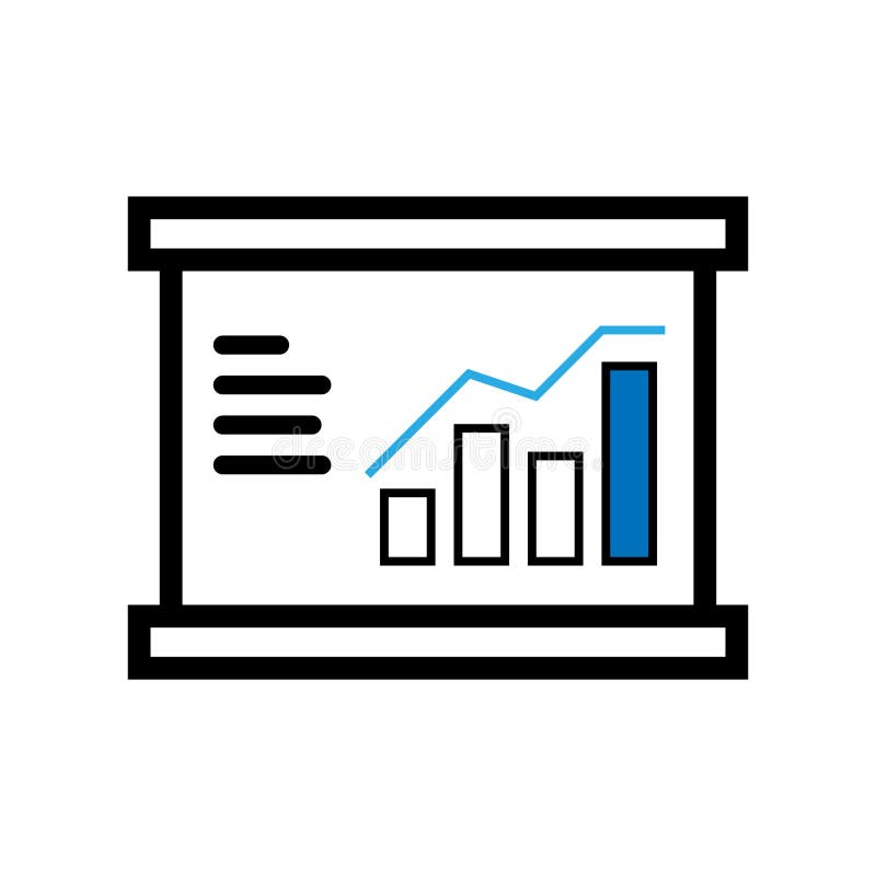 Vector Graphic of Screen with Simple Graphic Images Stock Vector ...