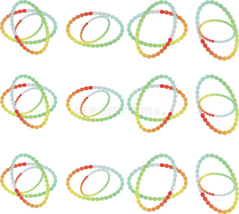 Vector Graphic Set. Color Ring. Stock Vector - Illustration of circle ...