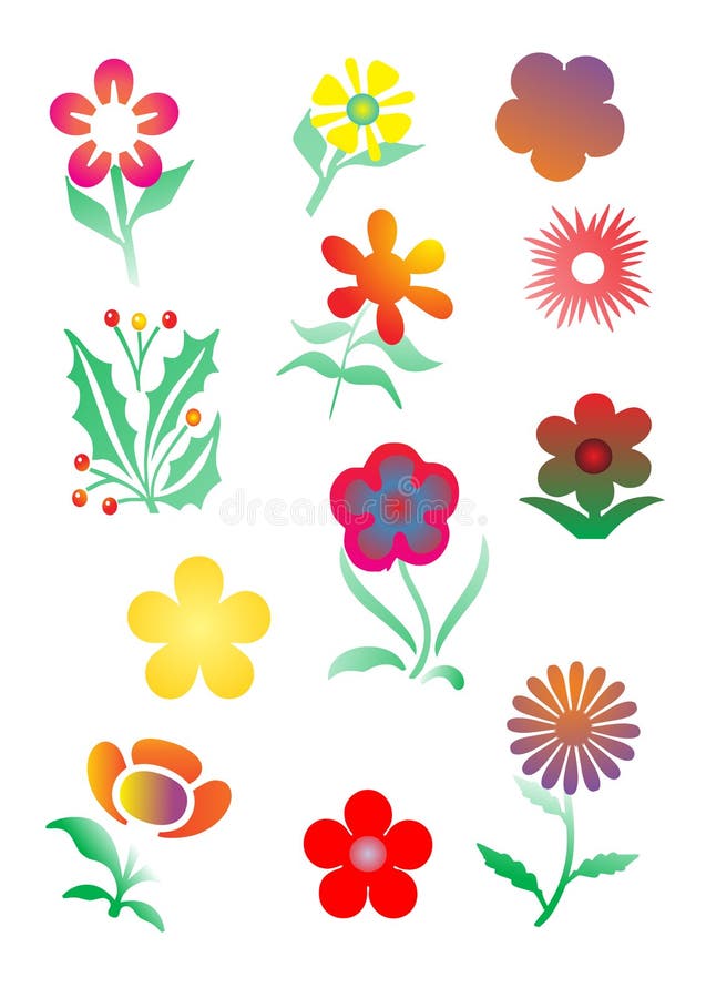 Beautiful flowers stock vector. Illustration of floral - 11539049